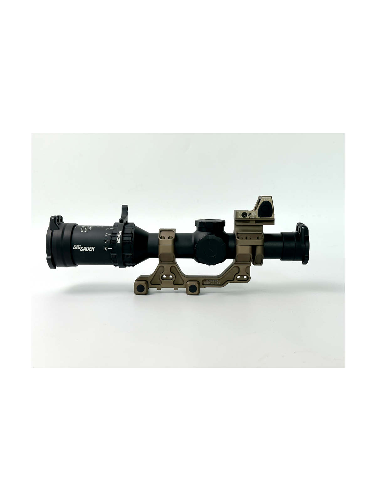 EvolutionGear TANGO 6T DVO 1-6X24mm FFP Illuminated LPVO w RMR combo ...