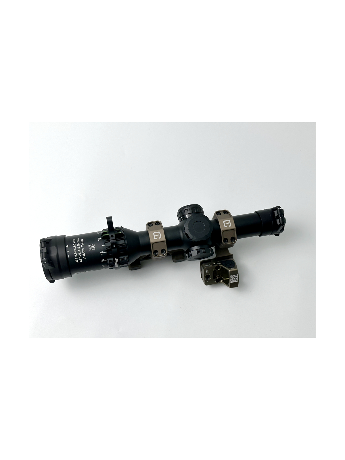 EvolutionGear TANGO 6T DVO 1-6X24mm FFP Illuminated LPVO W RMR Combo ...