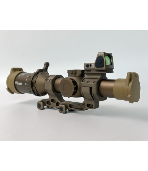 TANGO 6T DVO 1-6X24mm FFP Illuminated LPVO Scope & RMR &C1 Mount 1.7 ...