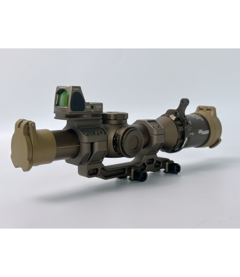 TANGO 6T DVO 1-6X24mm FFP Illuminated LPVO Scope & RMR &C1 Mount 1.7 ...