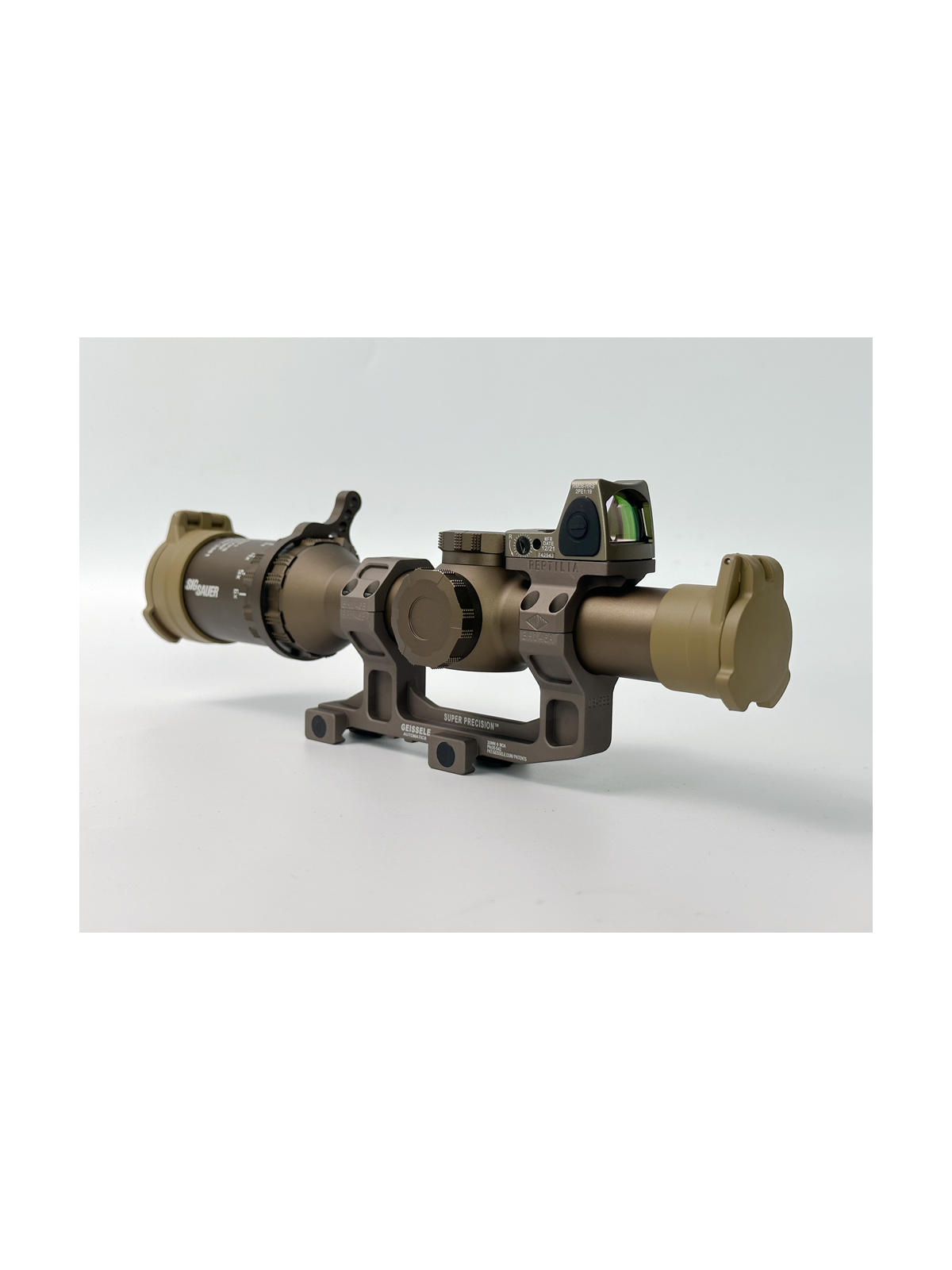 EvolutionGear TANGO 6T DVO 1-6X24mm FFP illuminated LPVO Scope & RMR ...