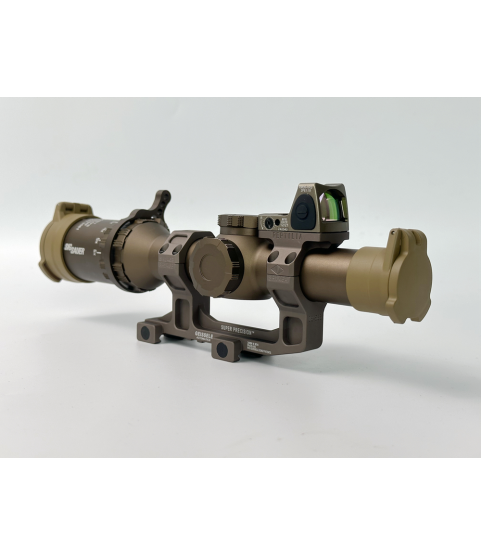 EvolutionGear TANGO 6T DVO 1-6X24mm FFP illuminated LPVO Scope & RMR ...