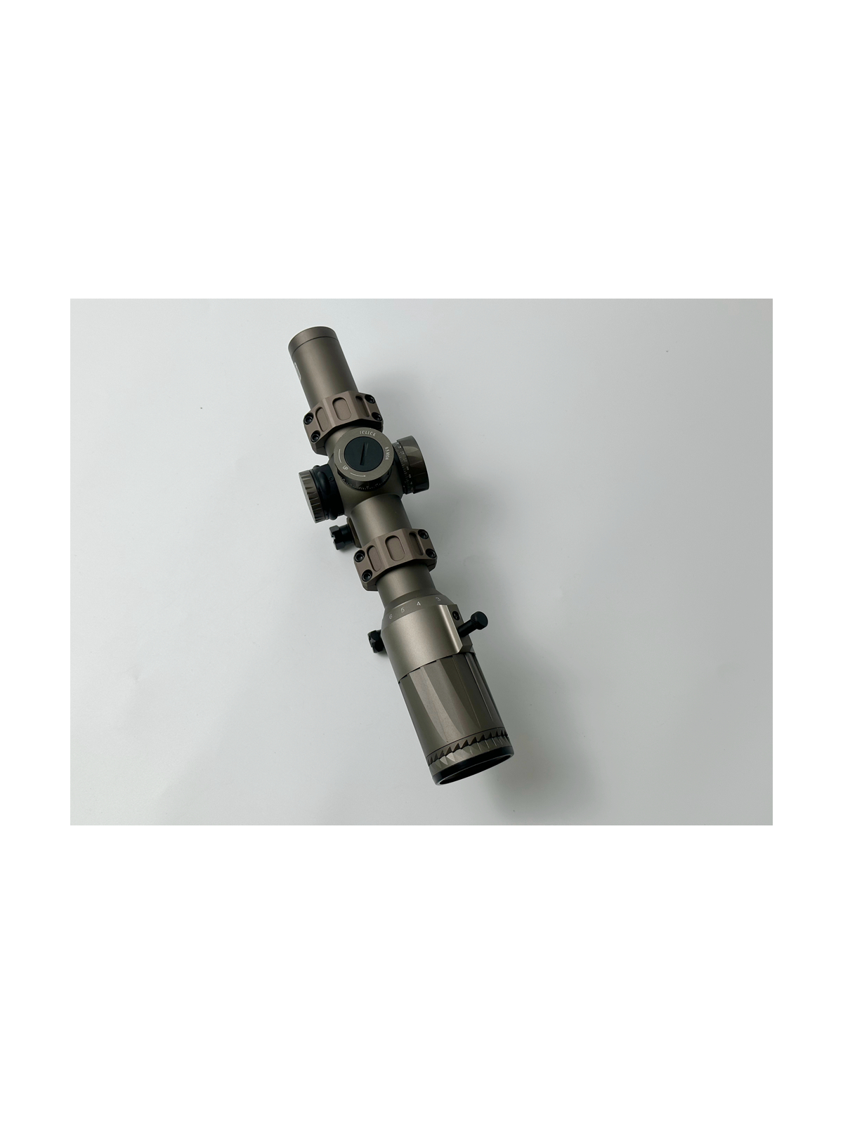 VUDU 1-6X24mm FFP scope w GE super precision mount 1.93'' FDE Color FDE