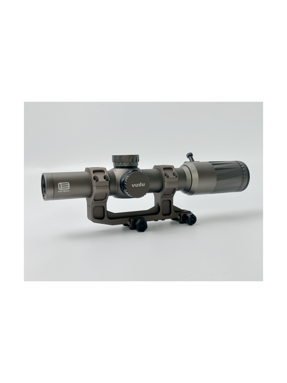 VUDU 1-6X24mm FFP scope w GE super precision mount 1.93'' FDE Color FDE