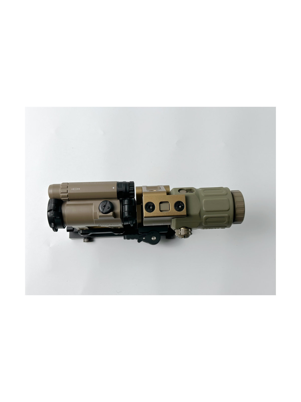 M5 red dot sight &G33 magnifier QD mount combo FDE Color FDE