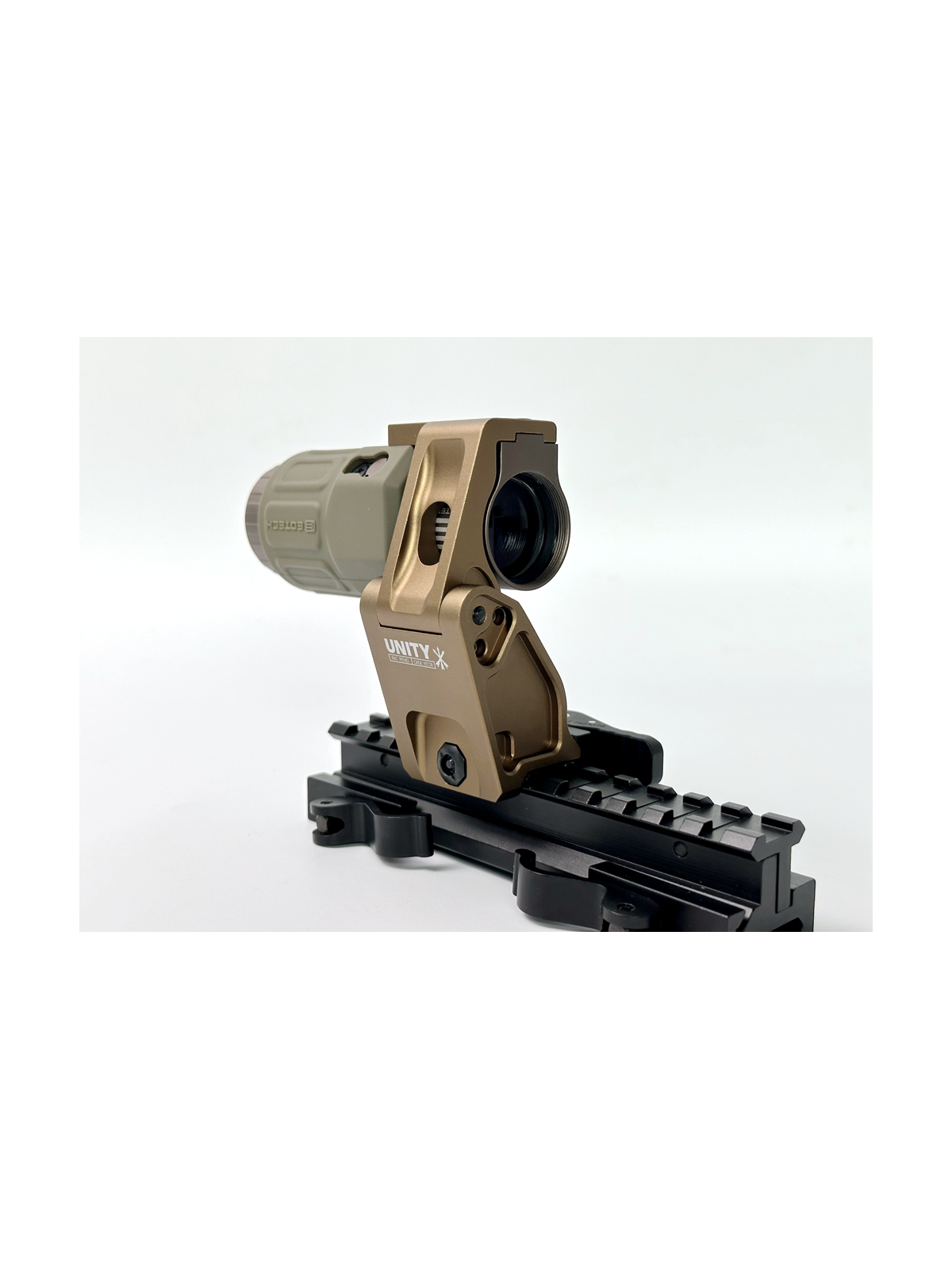 2023Ver. Anodized G33 Magnifier W FTC Mount US Flag Marking Color FDE