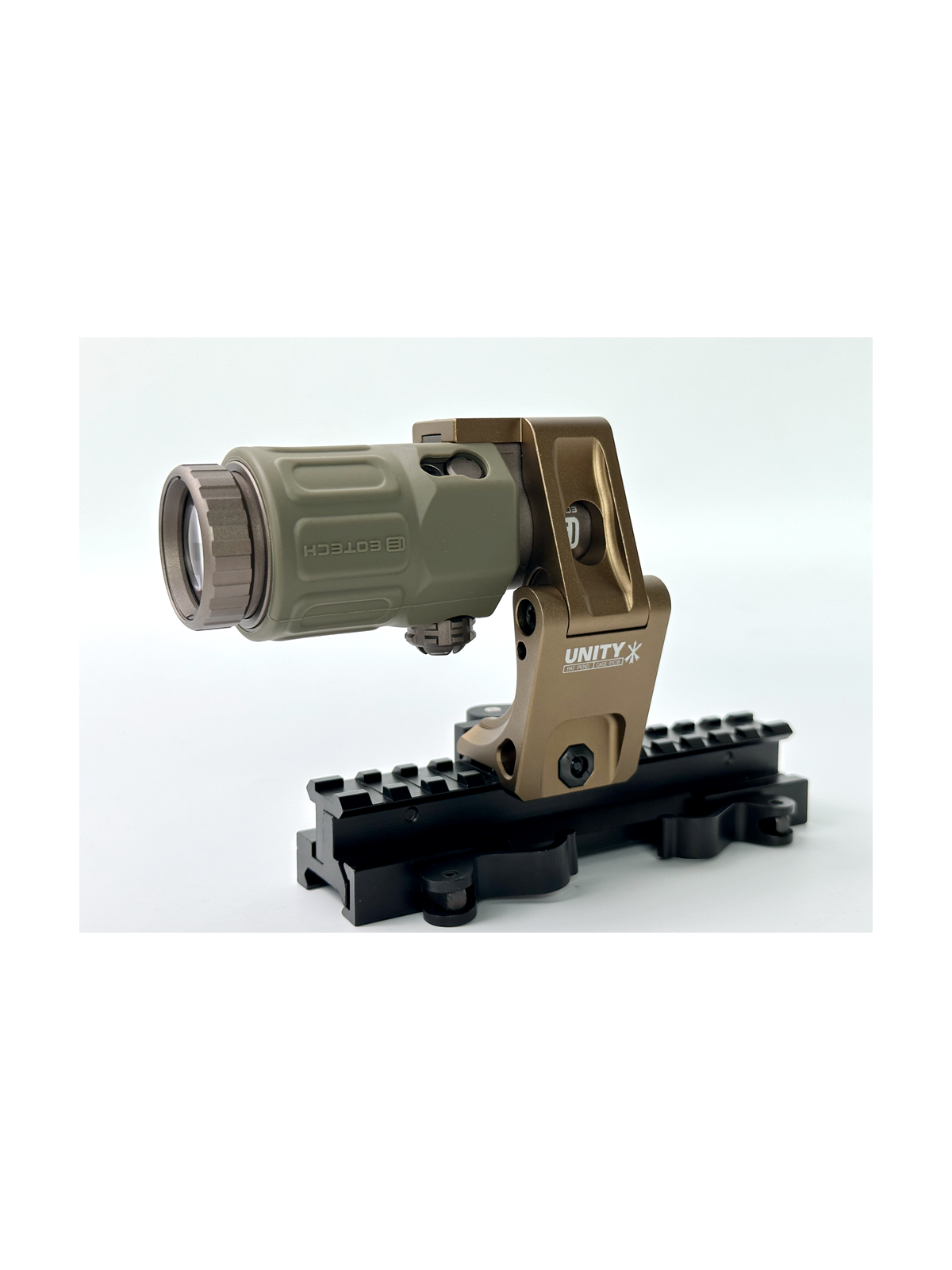 2023Ver. Anodized G33 Magnifier W FTC Mount US Flag Marking Color FDE