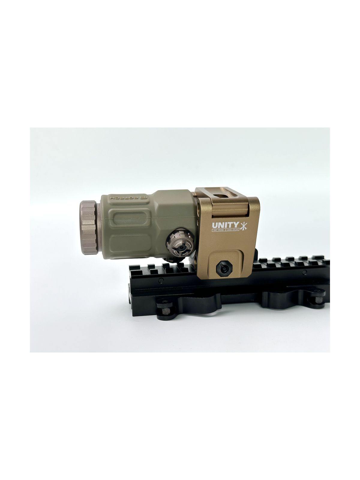 2023Ver. Anodized G33 Magnifier W FTC Mount US Flag Marking Color FDE