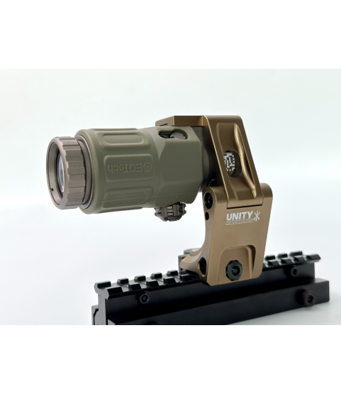 2023Ver. Anodized G33 Magnifier W FTC Mount Mil Spec Marking Color FDE