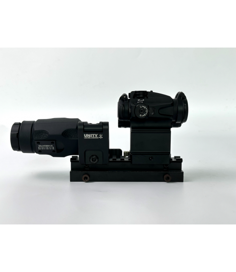 COMP M5B&3XMAG-1 3X Magnifier QD Mount Combo Color Black