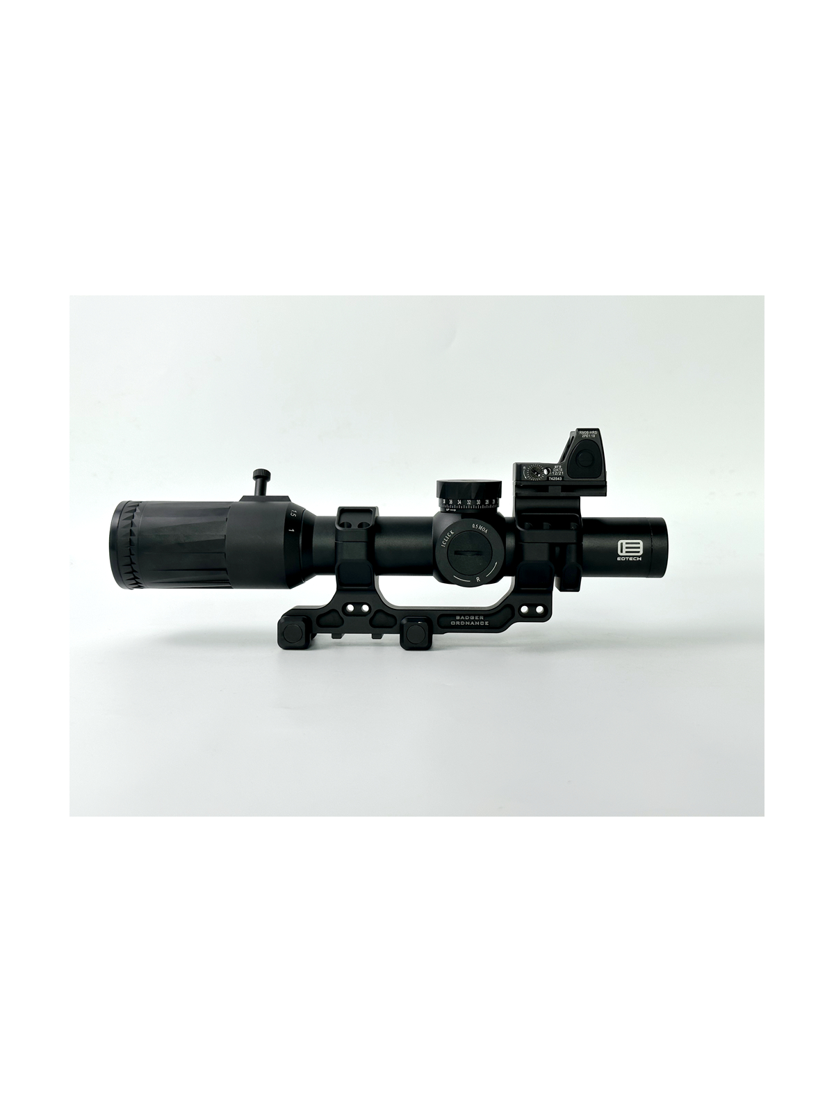 EvolutionGear VUDU 1-6X24mm FFP LPVO Scope & RMR C1 Mount 1.7'' Combo ...