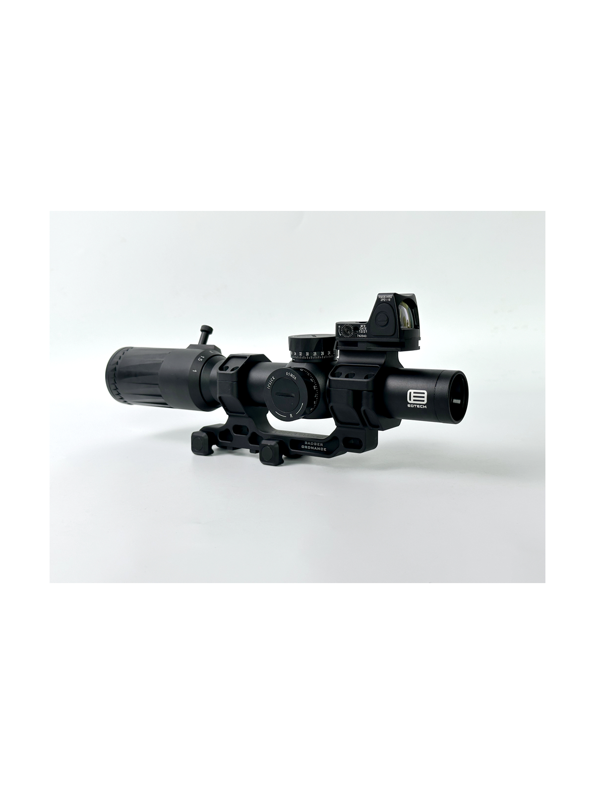 EvolutionGear VUDU 1-6X24mm FFP LPVO Scope & RMR C1 Mount 1.7'' Combo ...
