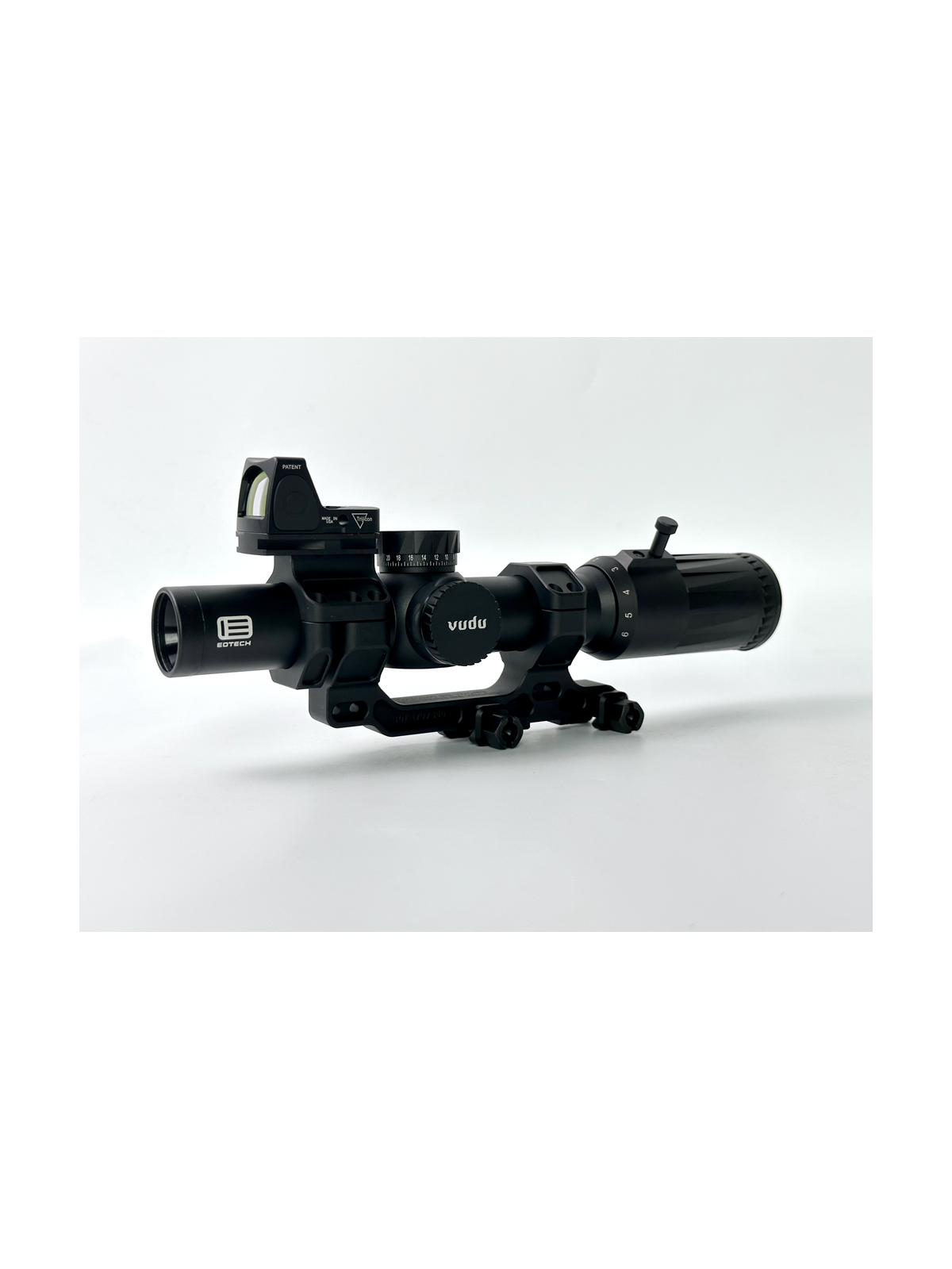 EvolutionGear VUDU 1-6X24mm FFP LPVO Scope & RMR C1 Mount 1.7'' Combo ...