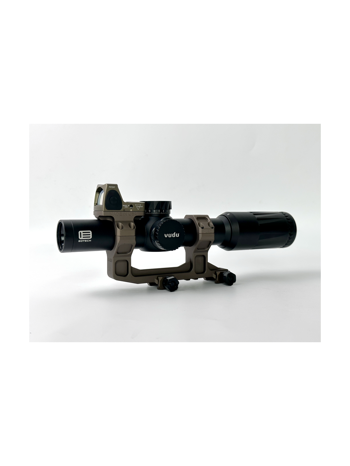 VUDU 1-6X24mm FFP LPVO & FDE GE Mount 1.93'' /RMR combo Color Black