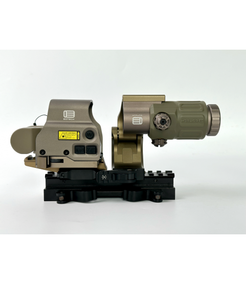 EXPS3 GEN2&Anodized G33 3X Magnifier&Fast OMNI mount combo Color Black