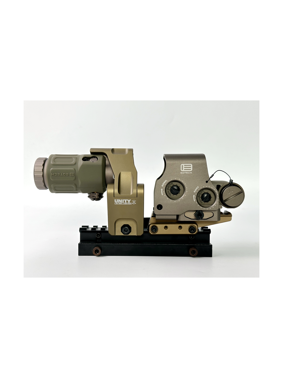 EXPS3 GEN2&Anodized G33 3X Magnifier&Fast OMNI mount combo Color Black