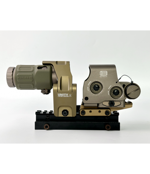 EXPS3 GEN2&Anodized G33 3X Magnifier&Fast OMNI mount combo Color Black