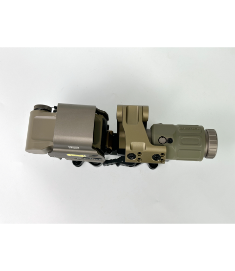 EXPS3 GEN2&Anodized G33 3X Magnifier&Fast OMNI mount combo Color FDE