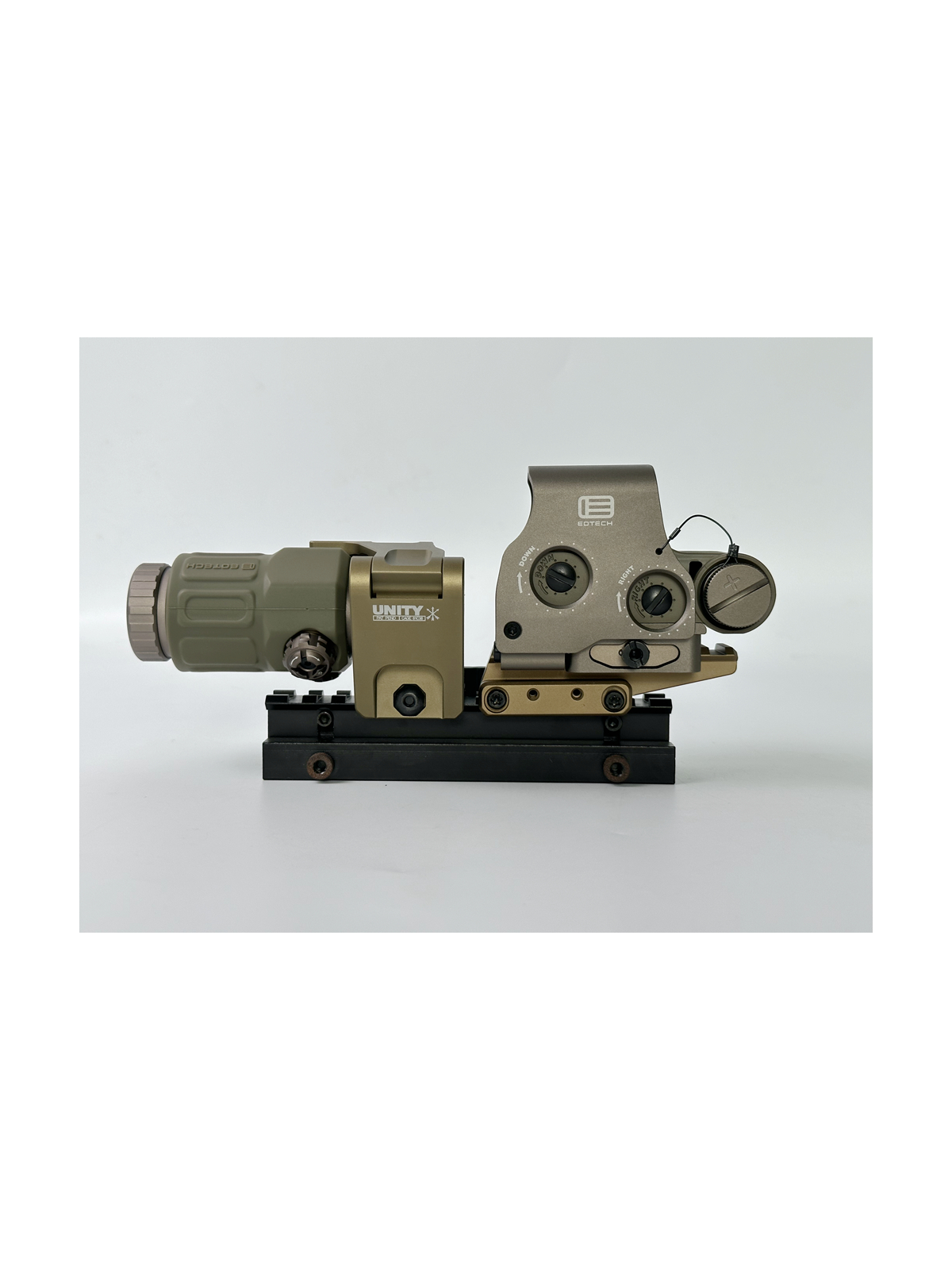 EXPS3 GEN2&Anodized G33 3X Magnifier&Fast OMNI mount combo Color Black