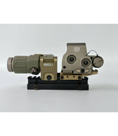 EXPS3 GEN2&Anodized G33 3X Magnifier&Fast OMNI mount combo Color Black