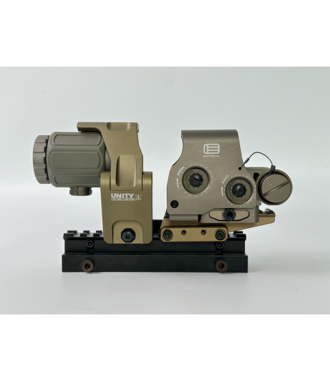 EXPS Gen II & 2024Ver. Anodized G43 3X magnifier Fast OMNI Mount Combo ...