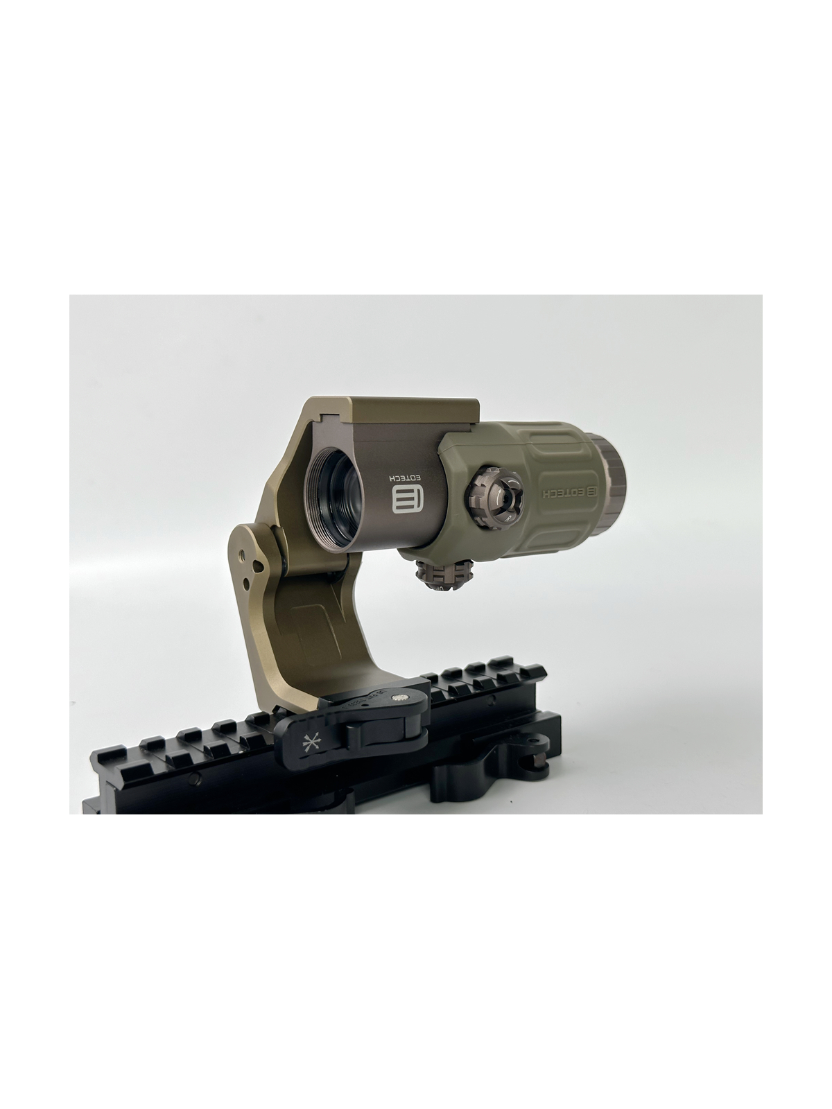 G33 3X MagnifierAnodized&FAST OMNI 2.26'' Mount US Flag Marking Color FDE