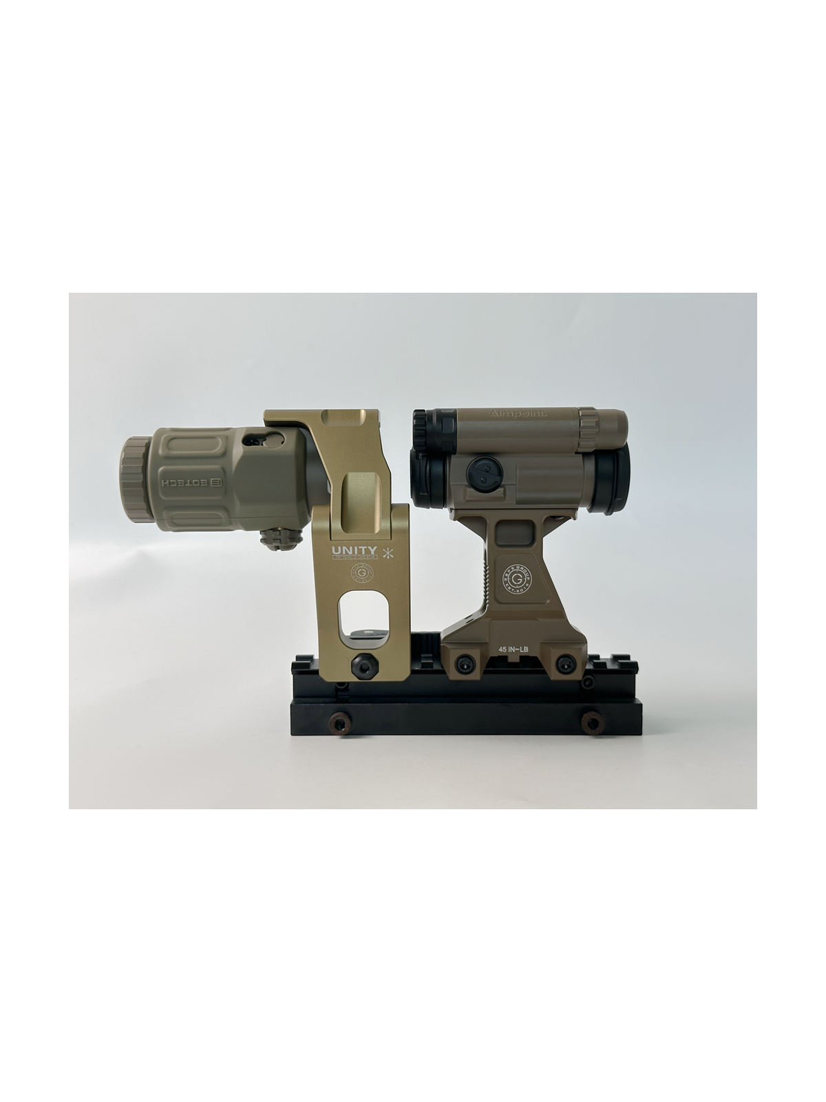 M5&G33 3X magnifier 2.91'' mount combo Color Black