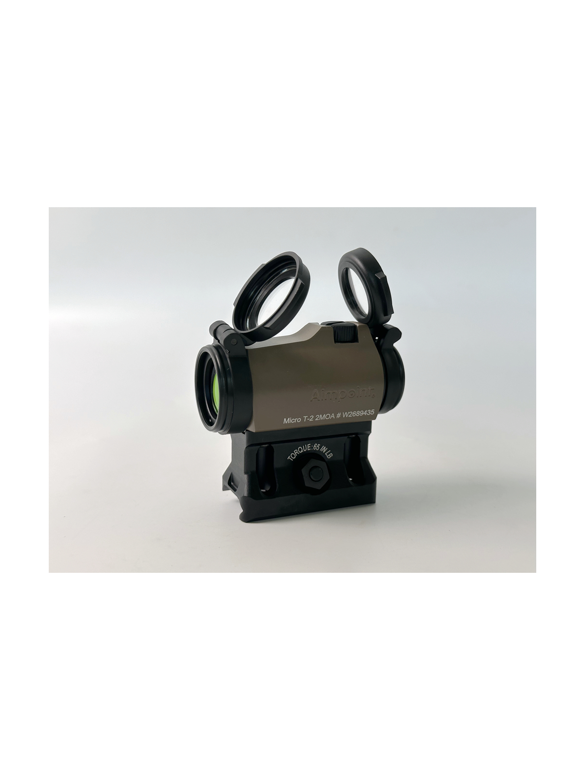 T2 red dot sight w BCM 1.54'' mount Color Black