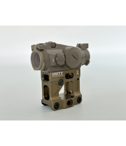 ROMEO 4T red dot sight solar powered w Fast Micro Mount Color FDE