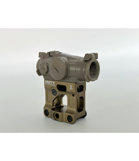 ROMEO 4T red dot sight solar powered w Fast Micro Mount Color FDE