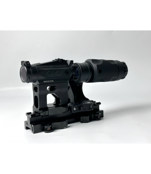 ROMEO 4T Solar Powered&3XMAG-1 3X Magnifier QD Mount Combo