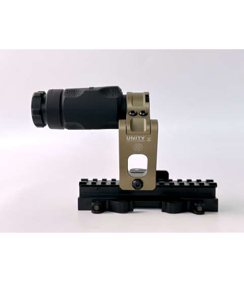3XMAG-1 Magnifier&2.91'' FTC 30mm Magnifier Mount FDE