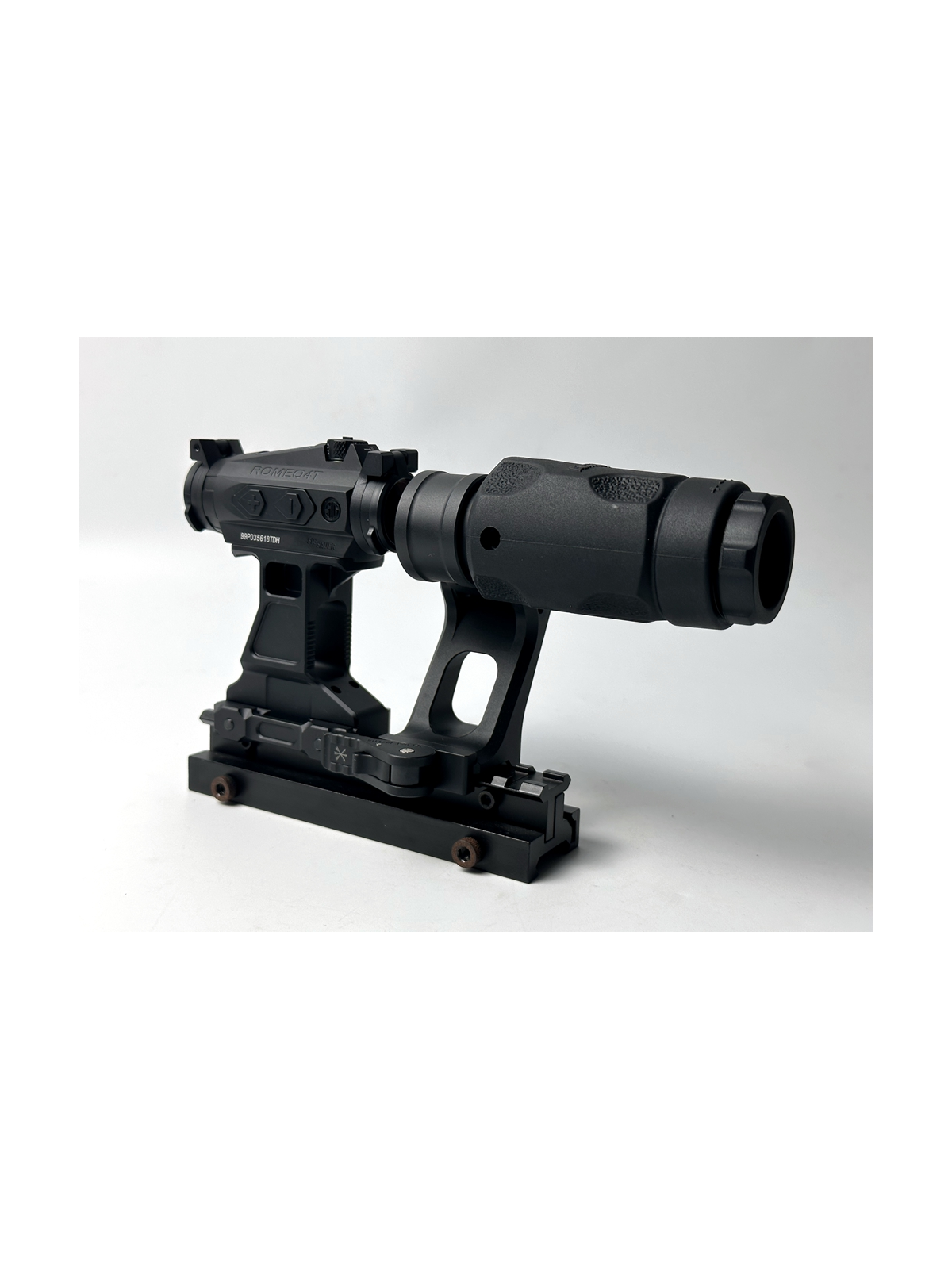 ROMEO 4T Solar Powered&3XMAG-1 3X Magnifier QD Mount Combo 2.91'' Color ...