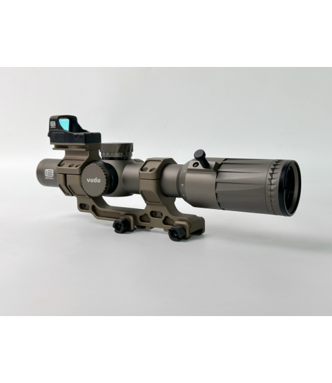 VUDU 1-6X24mm FFP Scope LPVO&TOP EFLX Red Dot Combo 1.7''
