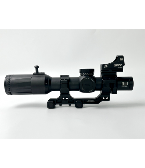 VUDU 1-6X24mm FFP Scope LPVO&Top EFLX Red Dot Combo 1.7'' BK Type B