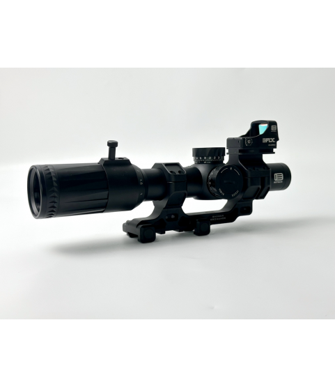 VUDU 1-6X24mm FFP Scope LPVO&Top EFLX Red Dot Combo 1.7'' BK Type B