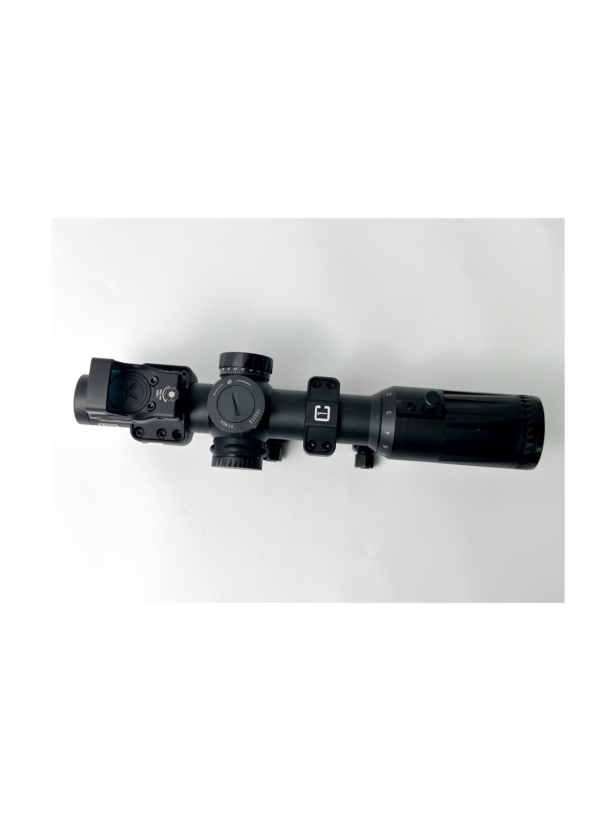 VUDU 1-6X24mm FFP Scope LPVO&Top EFLX Red Dot Combo 1.7'' BK Type B