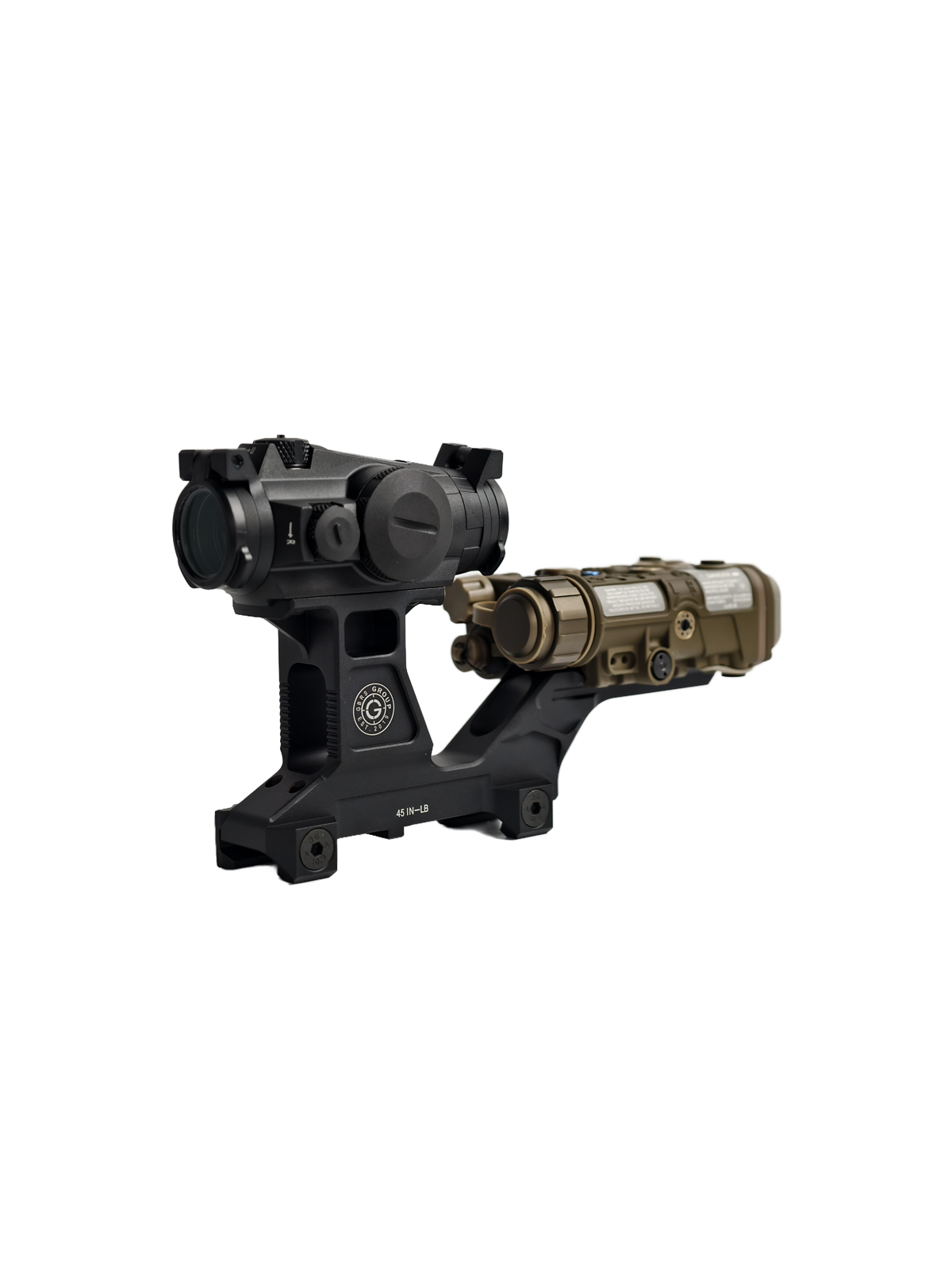 EvolutionGear GBRS GEN2 Mount With NGAL LED Ver.&ROMEO 4T Combo Color Black