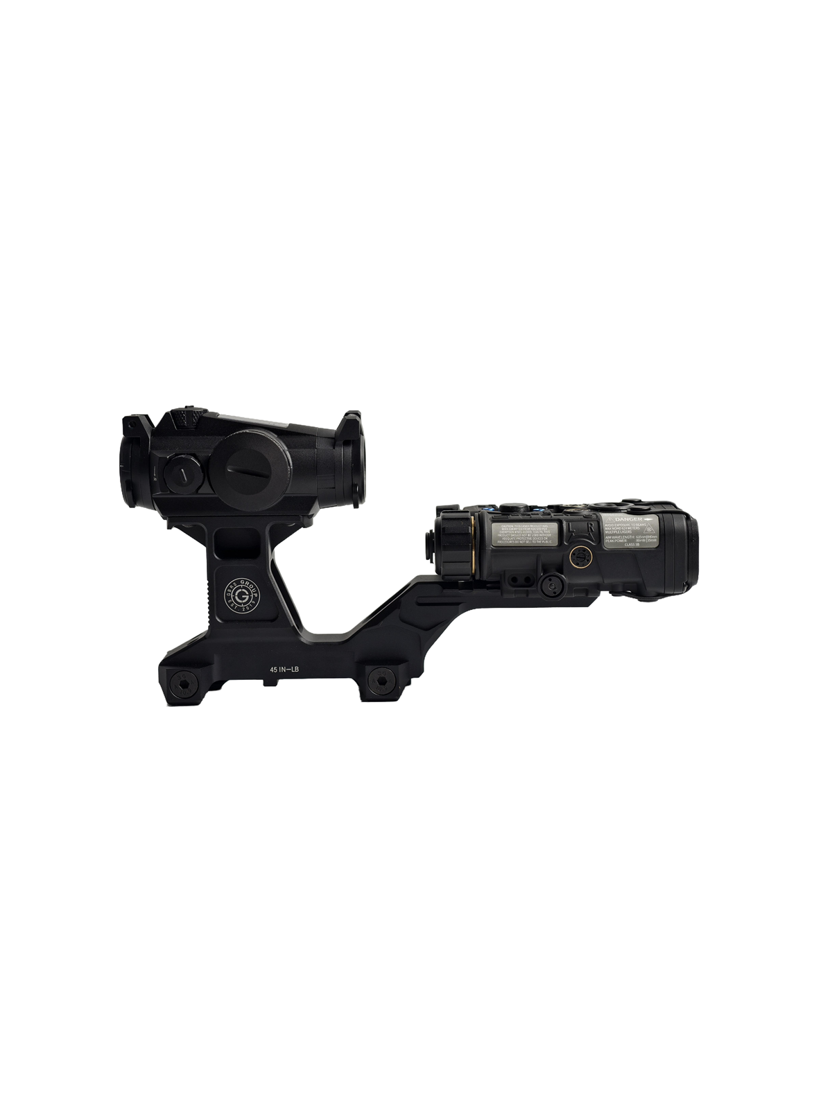 EvolutionGear GBRS GEN2 Mount With NGAL LED Ver.&ROMEO 4T Combo Color Black