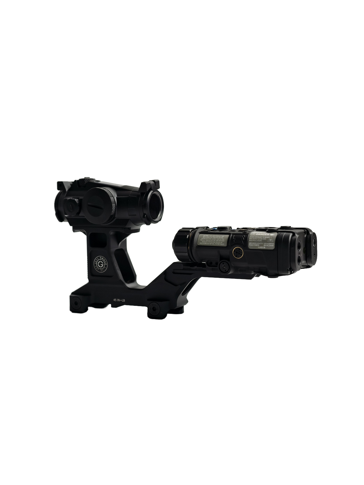 EvolutionGear GBRS GEN2 Mount With NGAL LED Ver.&ROMEO 4T Combo Color Black