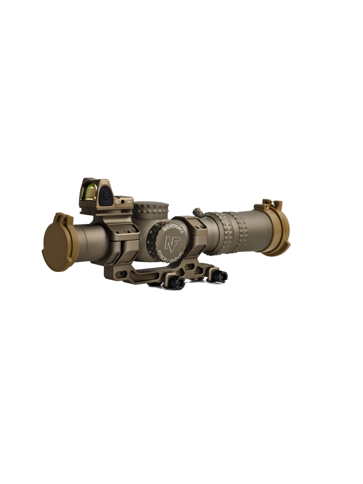 2024VER. ATACR 1-8X24mm First Focal Plane LPVO W RMR C1 Mount 1.7 ...