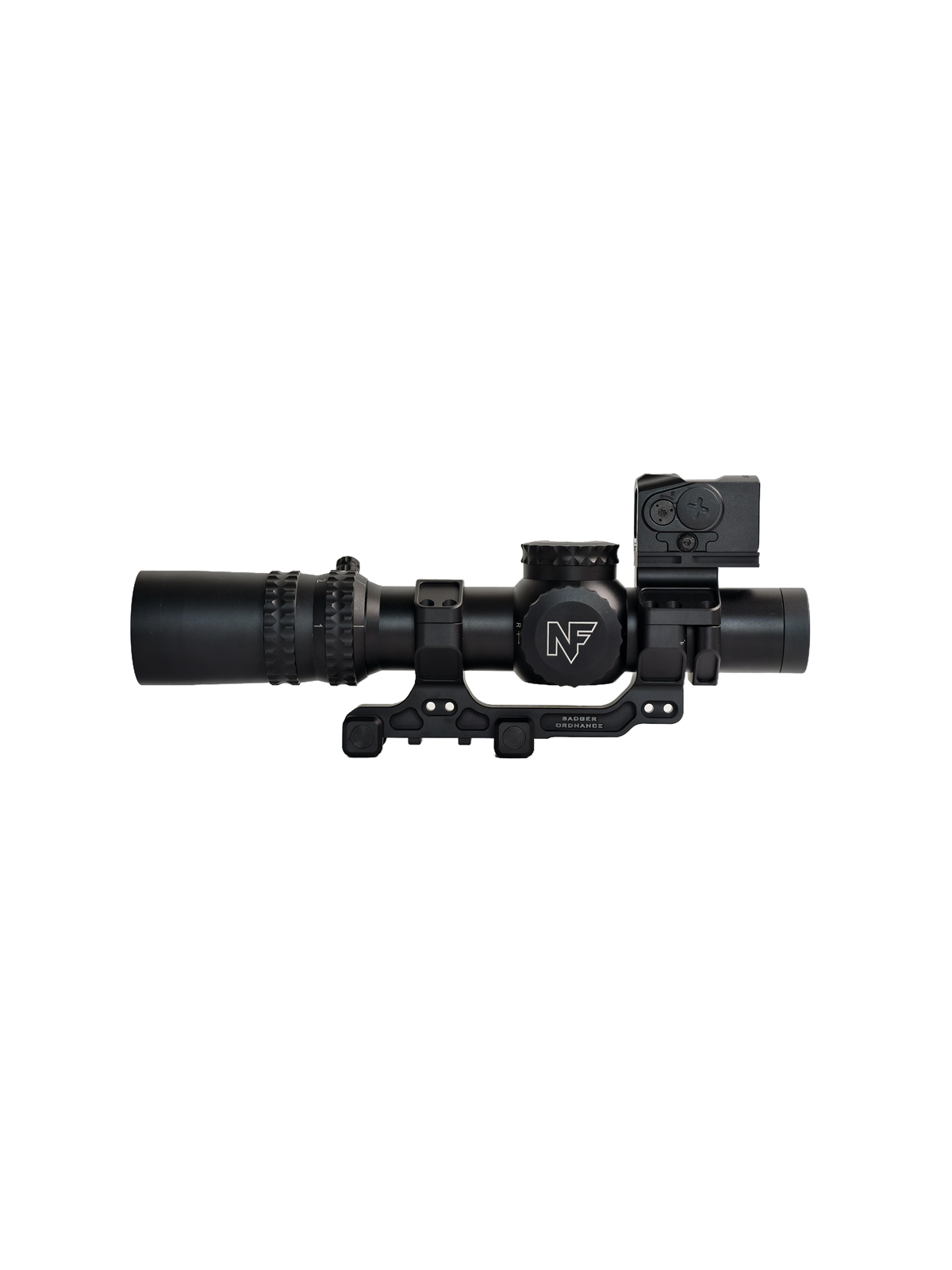 ATACR 1-8X24mm FFP scope w 1.54'' C1 mount&ACRO P1 combo Color Black