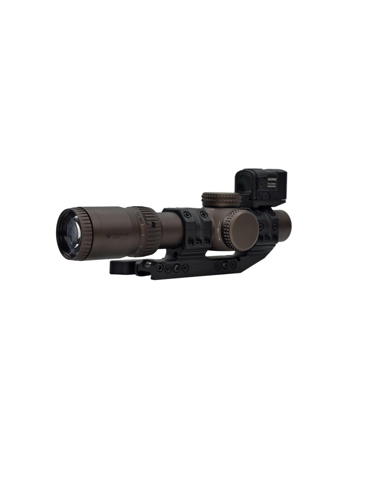 EvolutionGEAR RZ HD GEN3 1-10X24mm FFP LPVO w ACRO P2/QDP4616 mount ...
