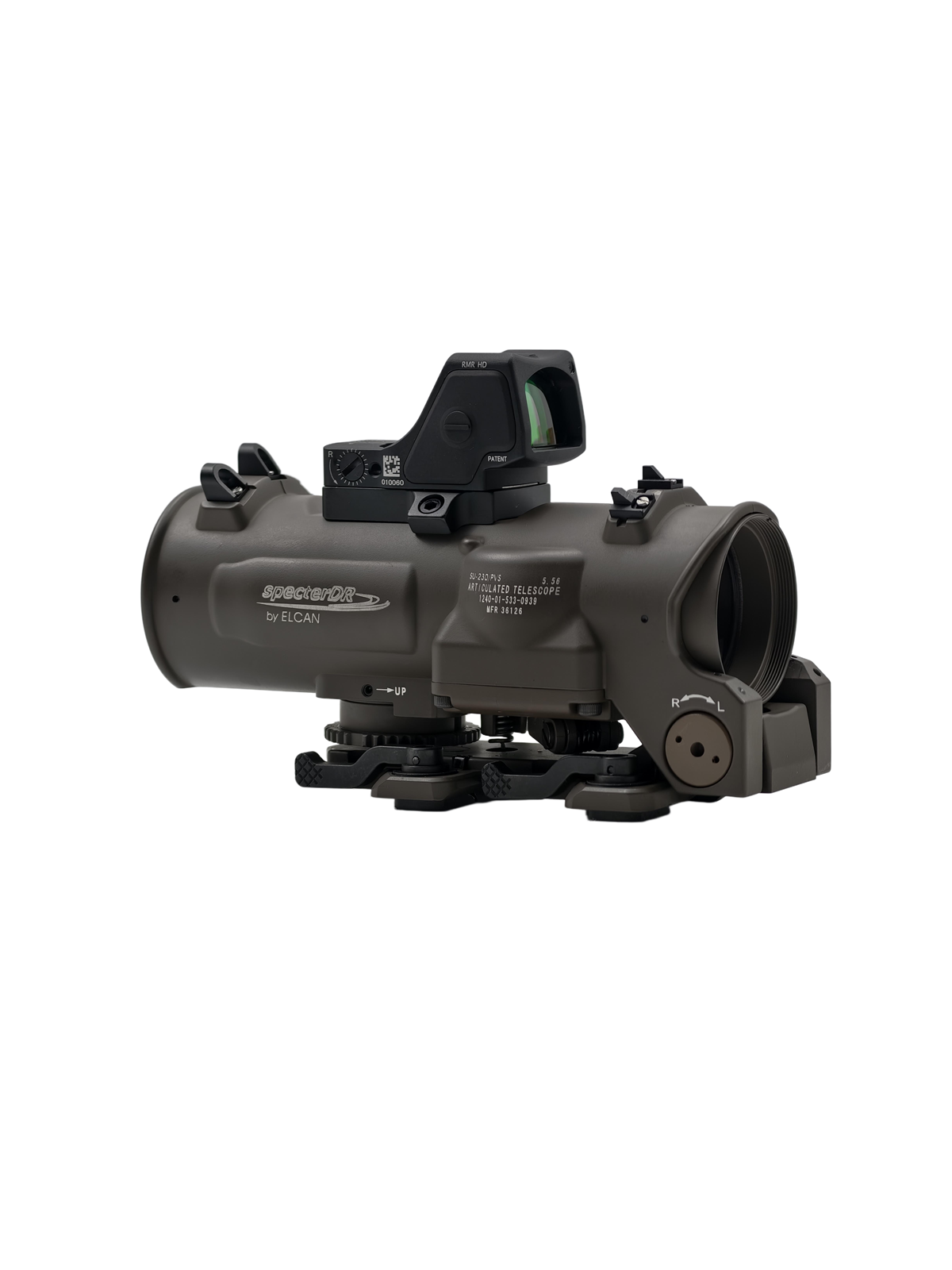Gen3 1-4X scope Mil spec Ver. w RMR HD combo Color Black