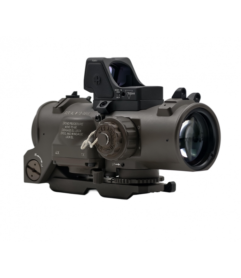 Gen3 1-4X scope Mil spec Ver. w RMR HD combo Color Black