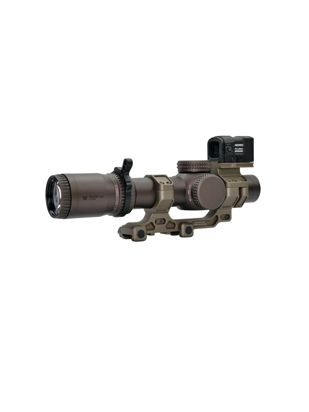 EvolutionGEAR RZ HD GEN3 1-10X24mm FFP LPVO w ACRO P2 combo 1.7'' height