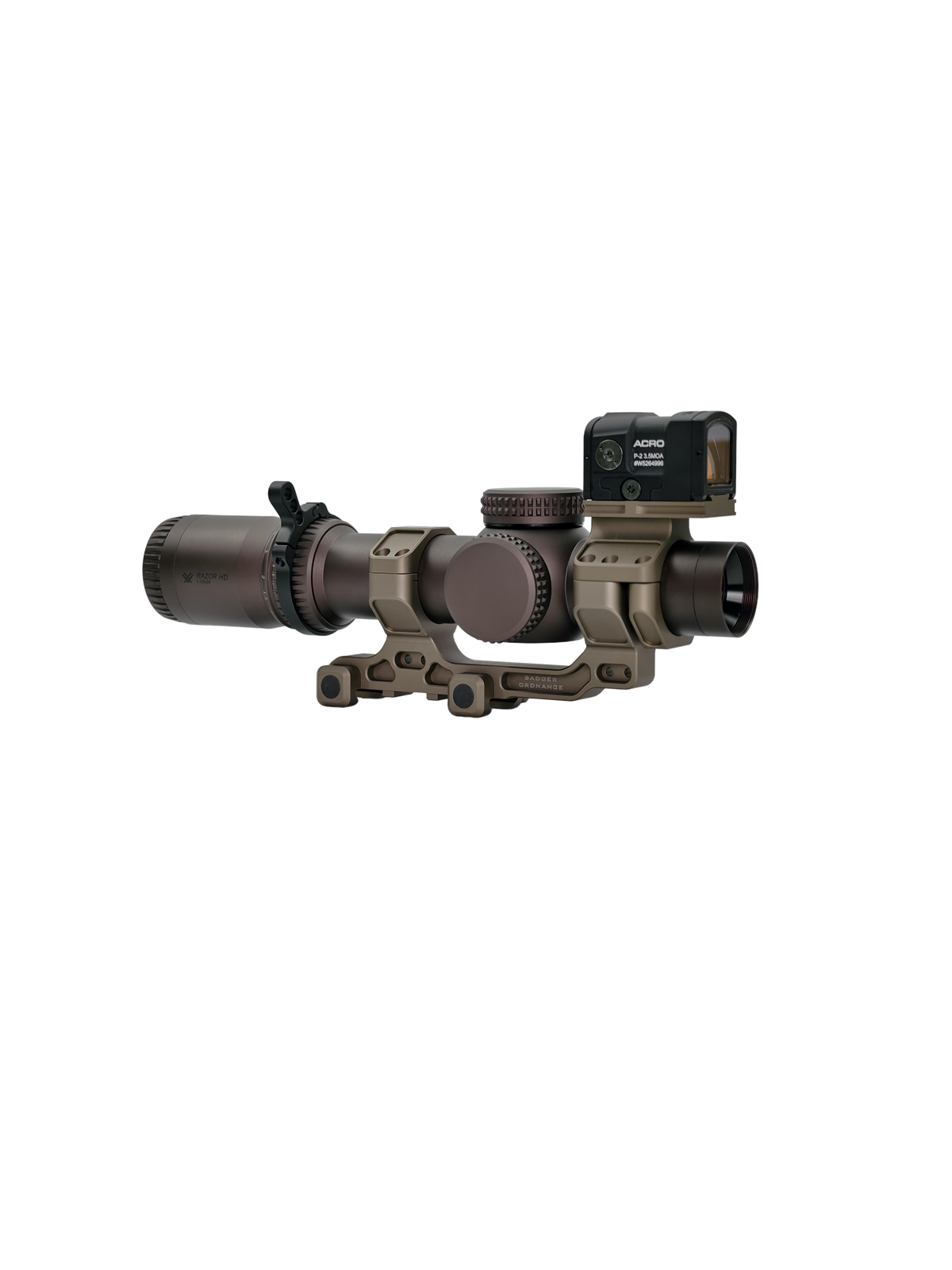 EvolutionGEAR RZ HD GEN3 1-10X24mm FFP LPVO w ACRO P2 combo 1.7'' height