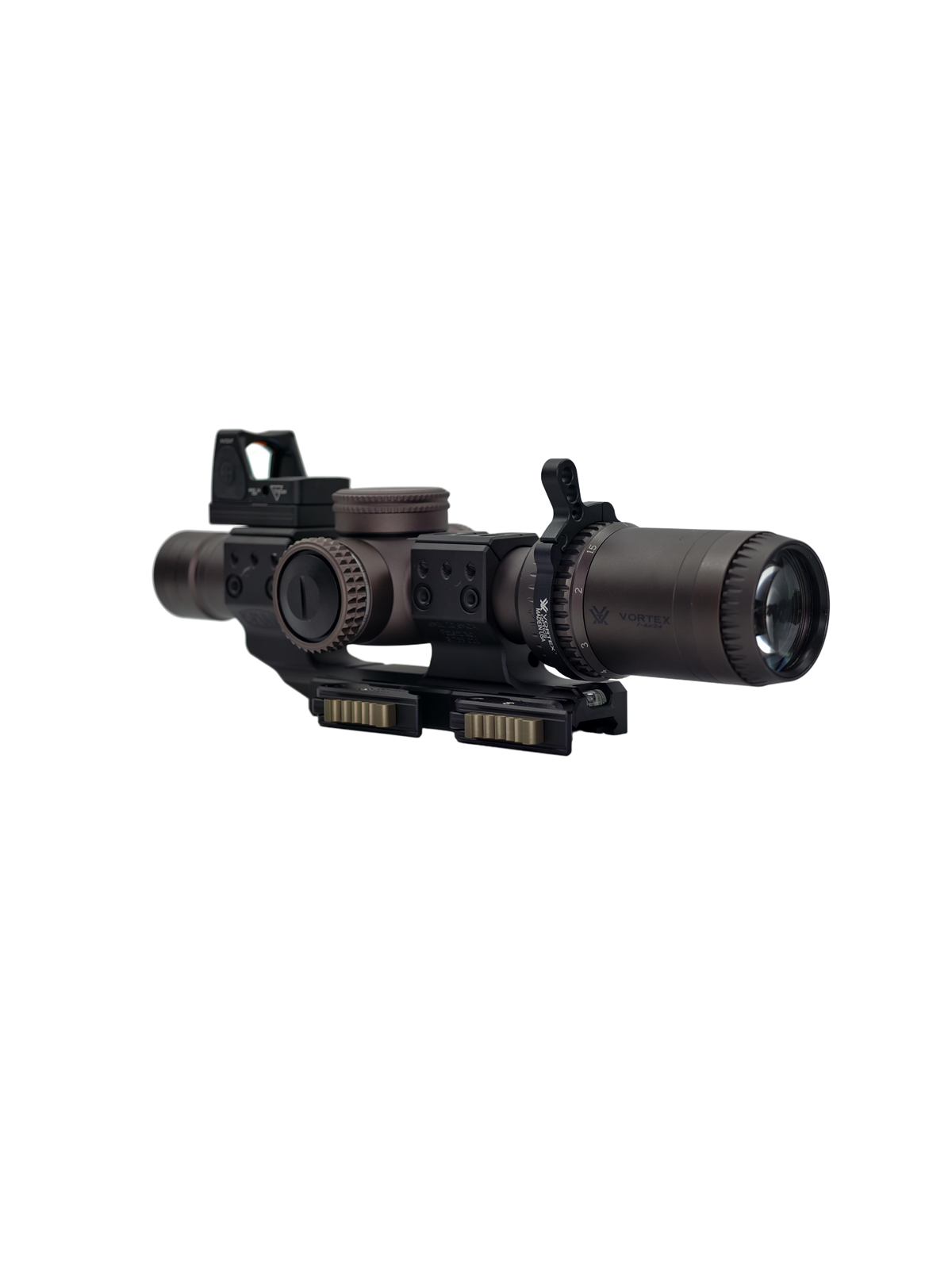EvolutionGear RZ HD GEN2-E 1-6X24mm LPVO & RMR combo 1.54'' QDP4616 mount