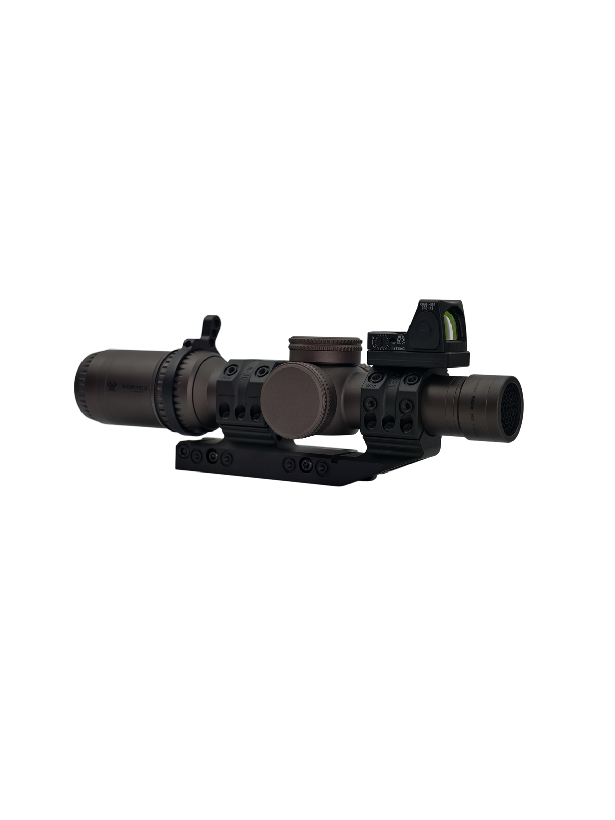 EvolutionGear RZ HD GEN2-E 1-6X24mm LPVO & RMR combo 1.54'' QDP4616 mount