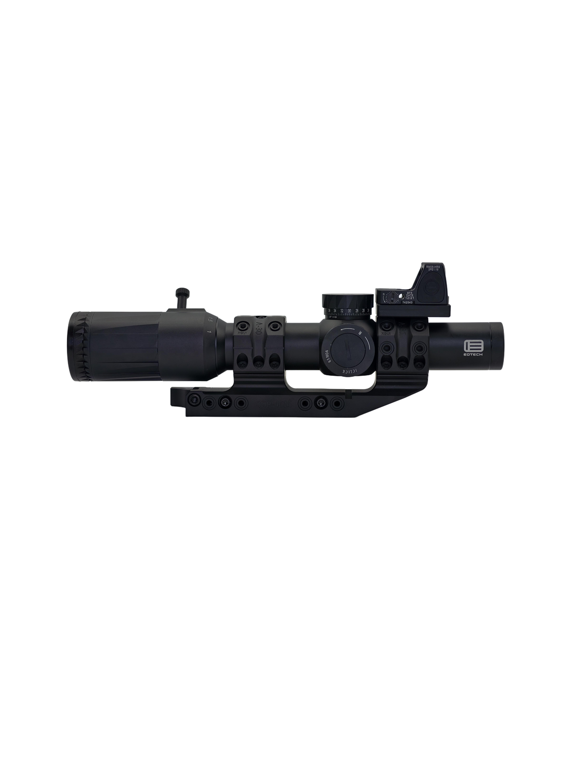 EvolutionGear VUDU 1-6X24mm FFP LPVO Scope & RMR w QDP4616 1.54'' mount ...